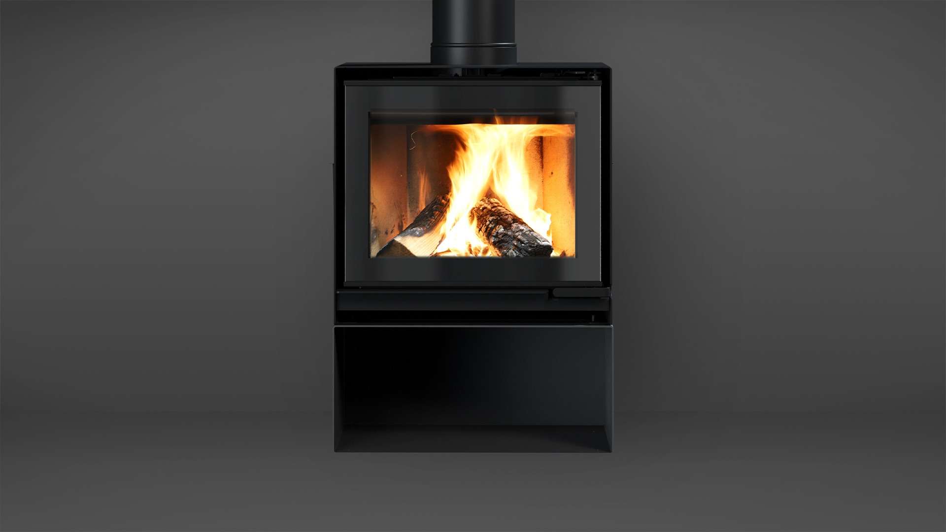 Escea TFS650 Freestanding Wood Fireplace I Stoke Fireplace Studio