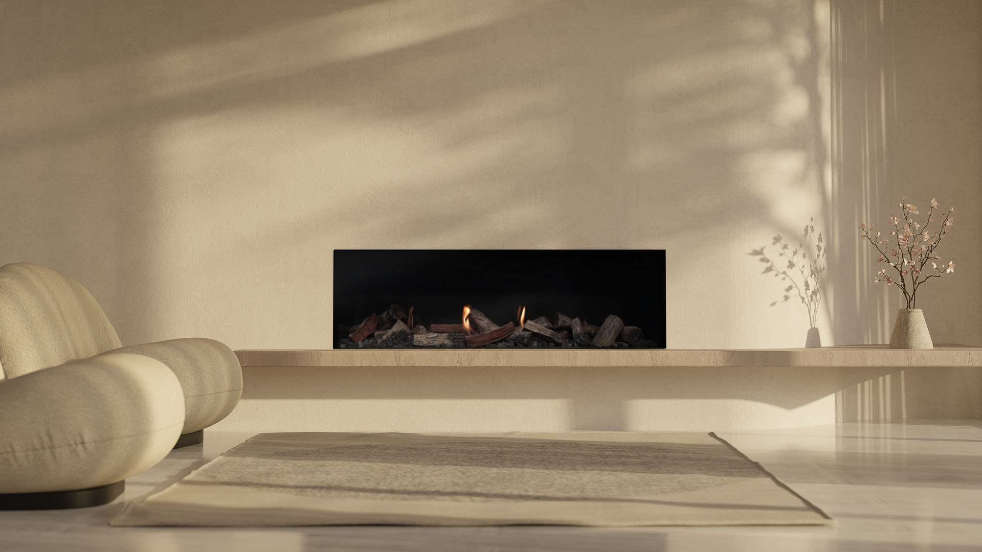 MODE KB1400 Single Sided Gas Fireplace I Stoke Fireplace Studio