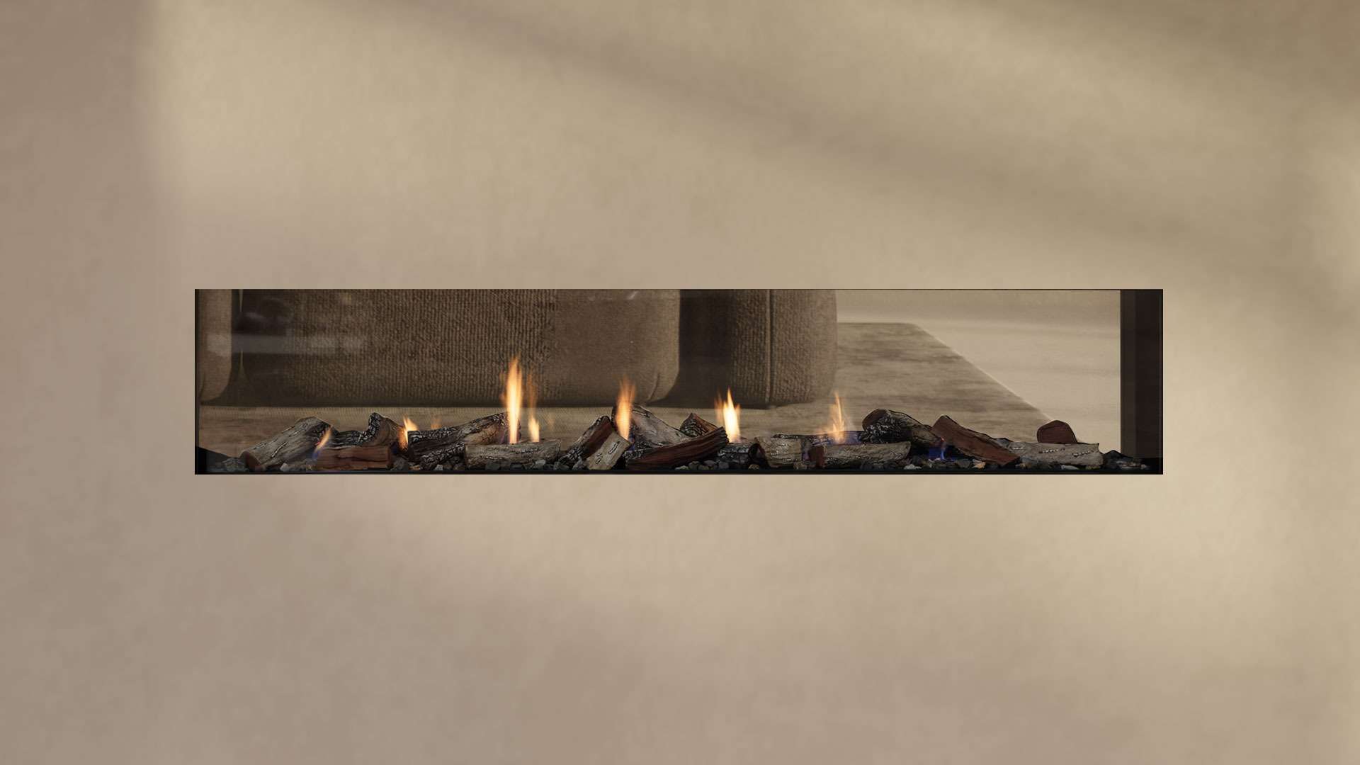 MODE KB1900 Double Sided Gas Fireplace I Stoke Fireplace Studio
